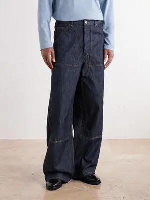 FULLCOUNT Double-knee Wide-leg Jeans