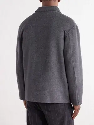 Officine Générale Hayri Brushed-wool Overshirt