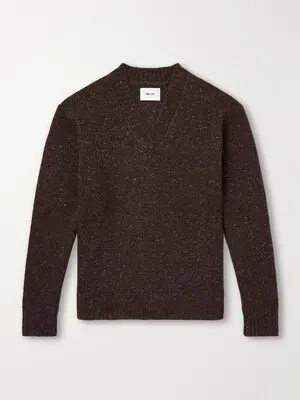 Nn07 Flint Wool-blend Sweater - Brown