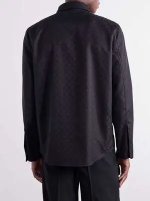 Gucci Gg-jacquard Cotton-canvas Jacket