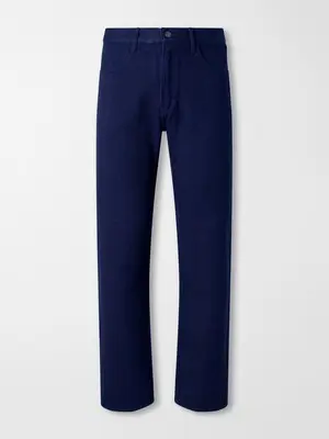 Blue Blue Japan Sashiko Cotton Straight-leg Jeans