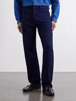 Blue Blue Japan Sashiko Cotton Straight-leg Jeans