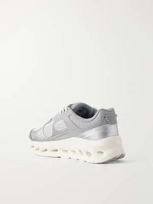 On Cloudtilt Arc Rubber-trimmed Mesh Sneakers - Light Gray