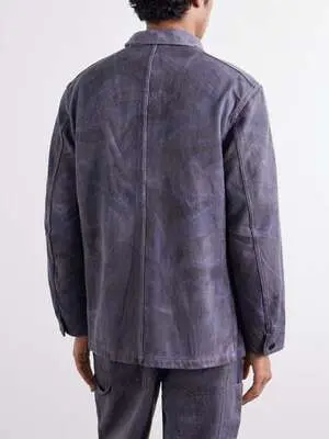 Blue Blue Japan Coverall Sumi Nagashi Cotton-sashiko Jacket