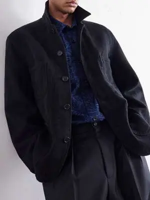 Blue Blue Japan Coverall Cotton-sashiko Jacket