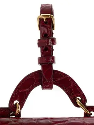 Dolce & Gabbana Croc-effect Leather Card Holder