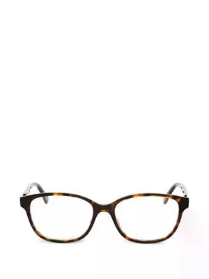 EMOZIONI Tortoiseshell-effect Oval-frame Glasses - Brown