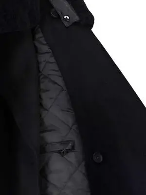Mackage Shearling-collar Double-breasted Coat