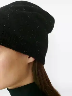 Fabiana Filippi Sequin-embellished Beanie Hat