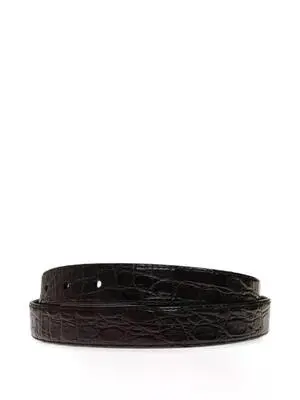 Dolce & Gabbana Crocodile-effect Leather Belt