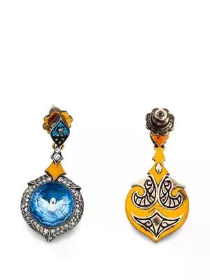 SEVAN BIÇAKÇI Diamond Dove Drop Earrings