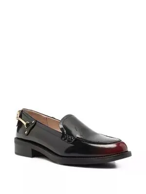 Liu Jo Patent-leather Logo-plaque Loafers