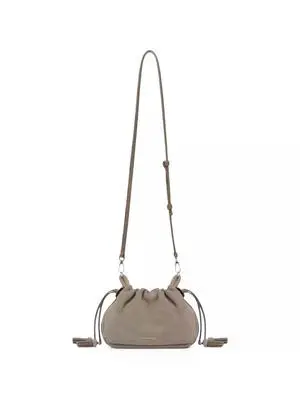 Fabiana Filippi Tassel-embellished Ruched Shoulder Bag