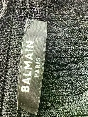 Balmain Knitted Fringed Jacket