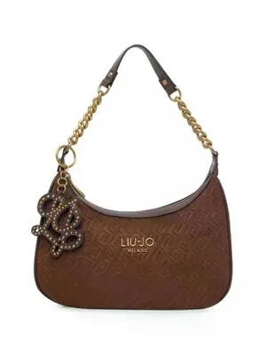 Liu Jo Monogram-embossed Chain-link Tote Bag - Brown