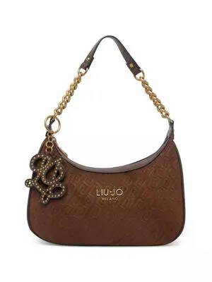 Liu Jo Monogram-embossed Chain-link Tote Bag - Brown