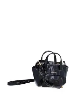 HIDESINS Xs Flap Crocodille-effect Leather Tote Bag