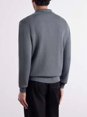 BEGG & CO. Adrien Cashmere And Silk -blend Polo Sweater