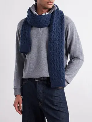BEGG & CO. Bernard Cashmere And Wool-blend Scarf