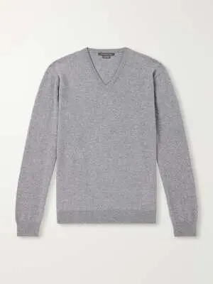 BEGG & CO. Heriot Cashmere Sweater - Gray