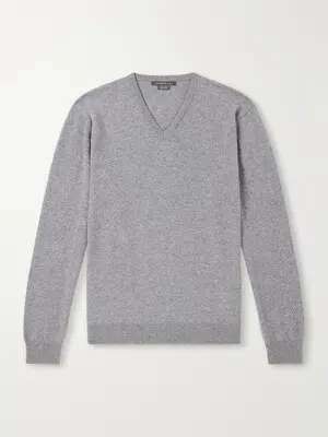 BEGG & CO. Heriot Cashmere Sweater - Gray