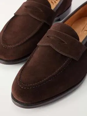 George Cleverley Bradley Ii Suede Loafers