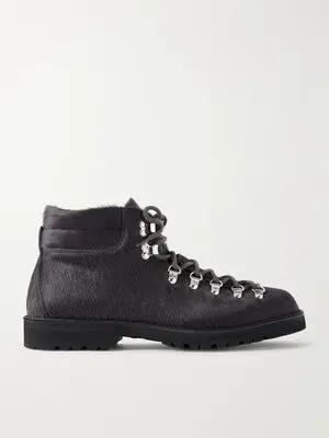 Nn07 Fracap M127 Calf Hair Hiking Boots - Gray