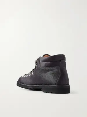 Nn07 Fracap M127 Calf Hair Hiking Boots - Gray