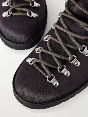 Nn07 Fracap M127 Calf Hair Hiking Boots - Gray