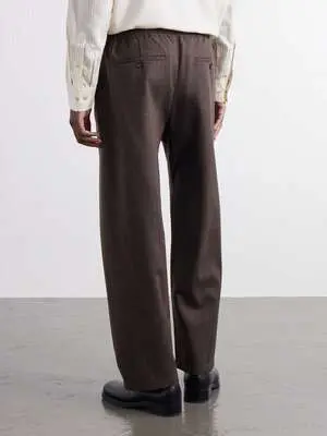 A KIND OF GUISE Samurai Wide-leg Wool-twill Drawstring Trousers