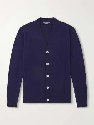 BEGG & CO. Heriot Cashmere Cardigan - Navy