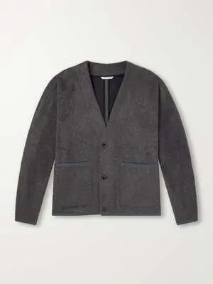 A KIND OF GUISE Kaan Brushed Wool-blend Cardigan