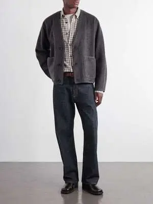 A KIND OF GUISE Kaan Brushed Wool-blend Cardigan
