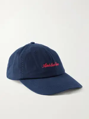 Aimé Leon Dore Logo-embroidered Cotton-twill Baseball Cap - Blue