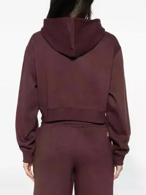 NEW BALANCE Logo-print Cropped Hoodie