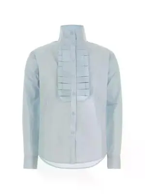 Gimaguas Chris Ruffled-panel Shirt - Blue