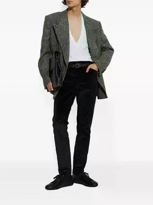 Dolce & Gabbana Sinatra Double-breasted Jacket In Birdseye Wool Blend