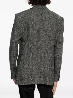 Dolce & Gabbana Sinatra Double-breasted Jacket In Birdseye Wool Blend