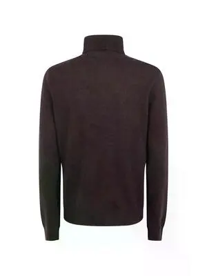 ABSOLUT CASHMERE Roll-neck Cashmere Sweater - Brown
