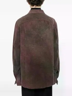 ZIGGY CHEN Faded-effect Concealed-fastening Shirt