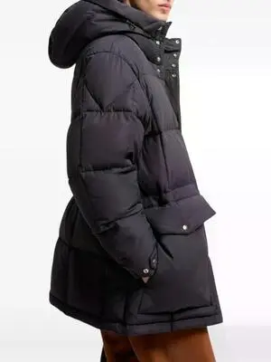 Moncler Sylmara Quilted Hooded Coat Jacket