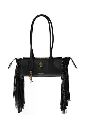 Kurt Geiger Sloane East-west Shoulder Fringe Bag - Black