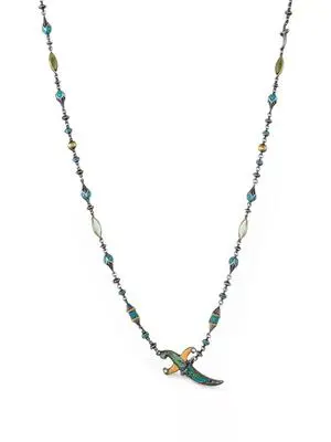 SEVAN BIÇAKÇI Tourmaline And Diamond Dagger Necklace - Grey