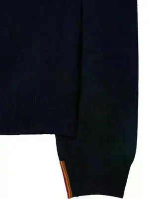 Paul Smith Navy Cashmere Zip Cardigan