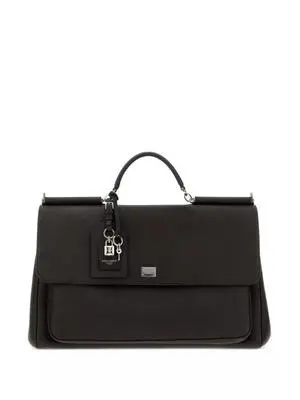Dolce & Gabbana My Sicily Grained-leather Tote Bag - Brown