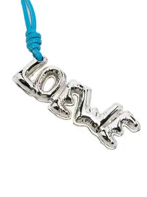 Loewe Logo-charm Knotted-strap Keyring