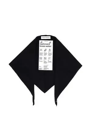 Extreme Cashmere Triangular Cashmere-blend Scarf - Black