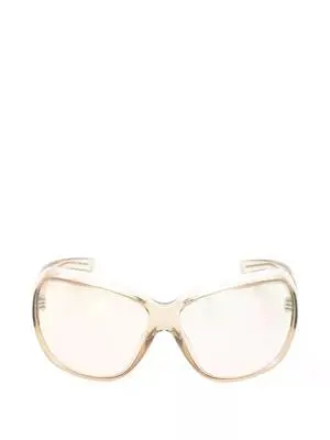 Gucci Oversized Rectangle-frame Sunglasses - Neutrals