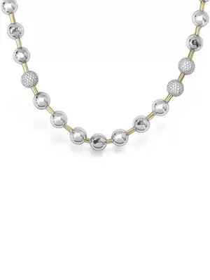 RAINBOW K Diamond Ball-chain Necklace