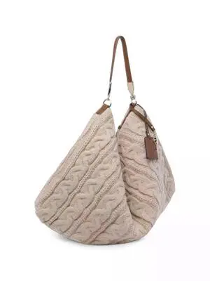 Liu Jo Cable-knit Shoulder Bag